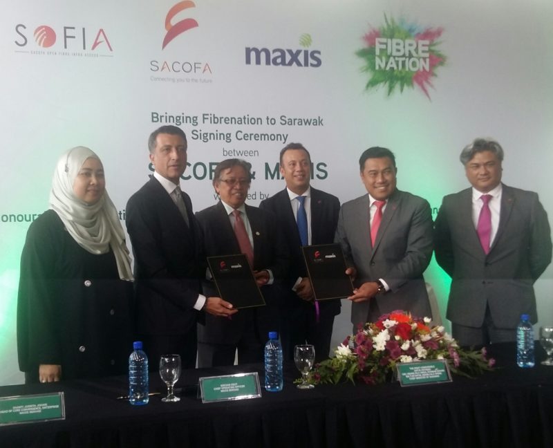 Sacofa inks high-speed fibre broadband deal with Maxis | DayakDaily