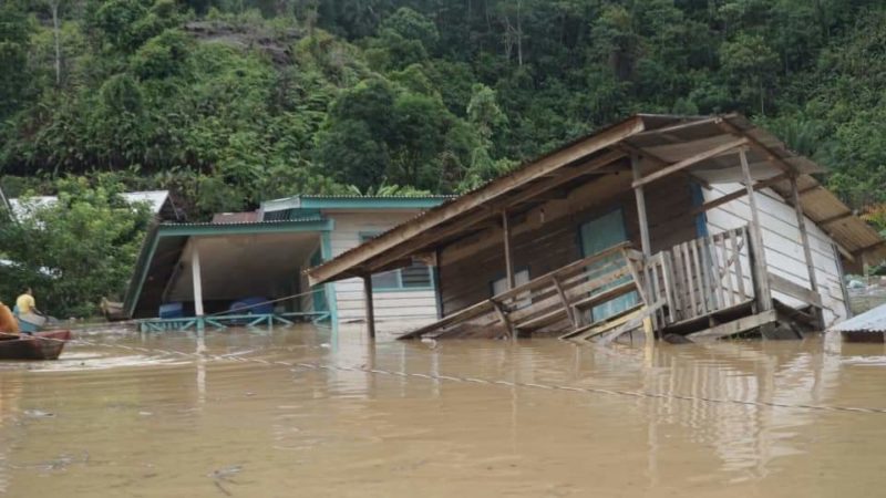 Kp Kenyah Badeng, Long Busang under water | DayakDaily