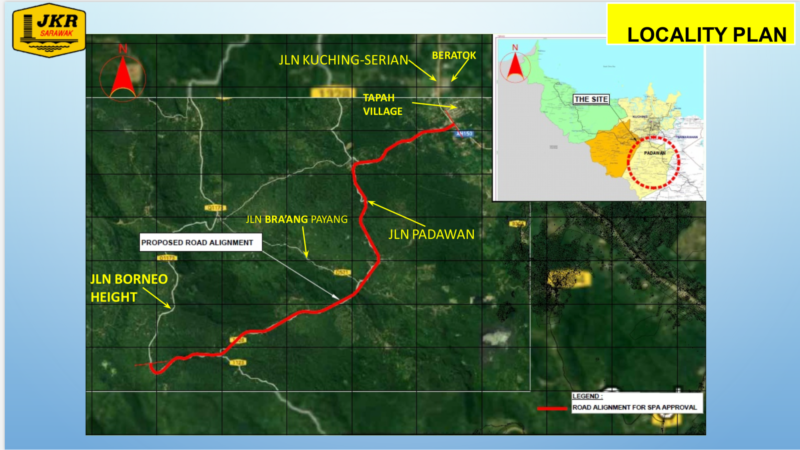 Padawan Road to be upgraded soon — Roland Sagah | DayakDaily