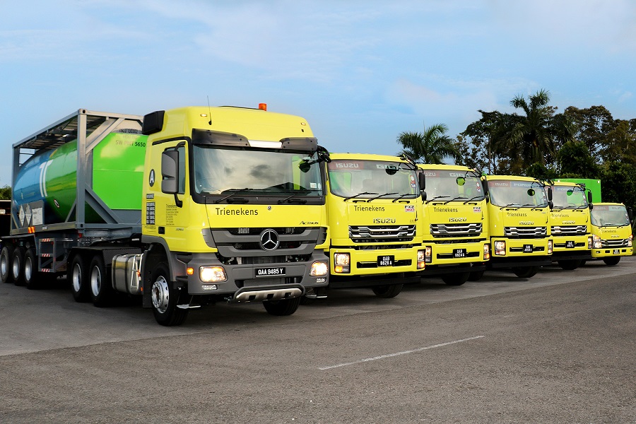 Trienekens upgrades its fleet of trucks in Kuching and Bintulu | DayakDaily
