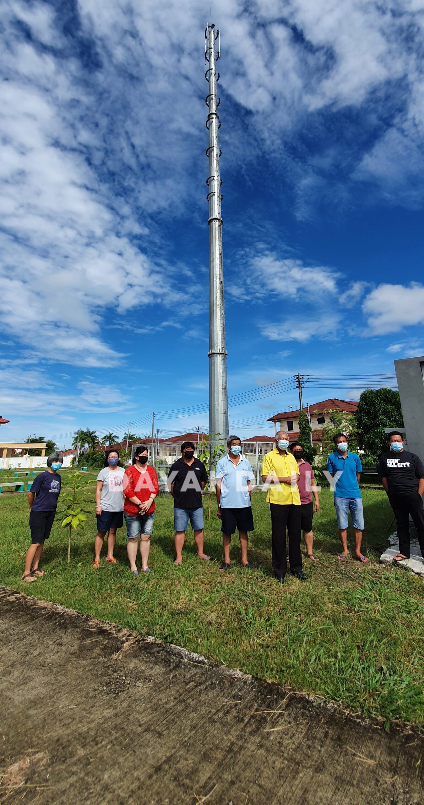Asst Minister issues stop-work order on telco tower under construction ...