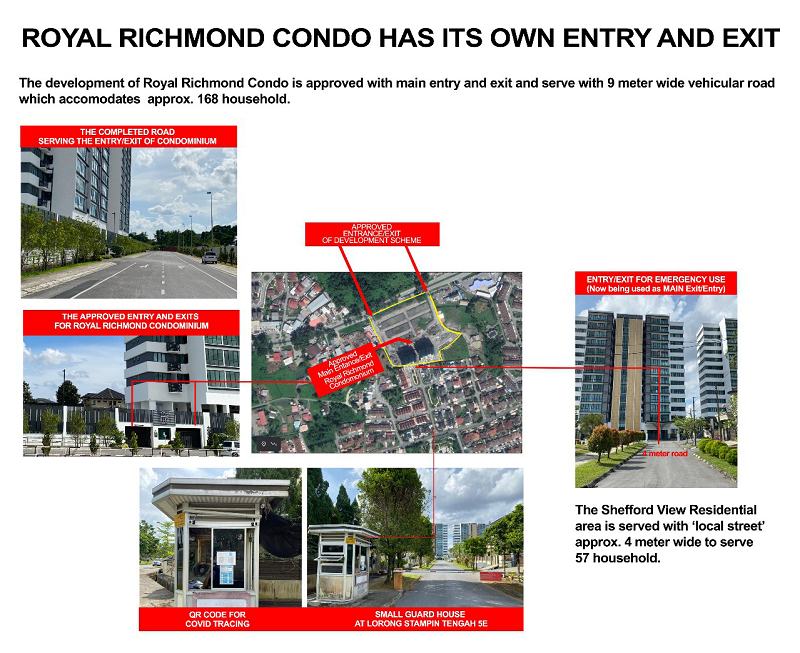 Shefford View Lorong 5E residents deny privatising road for own use ...