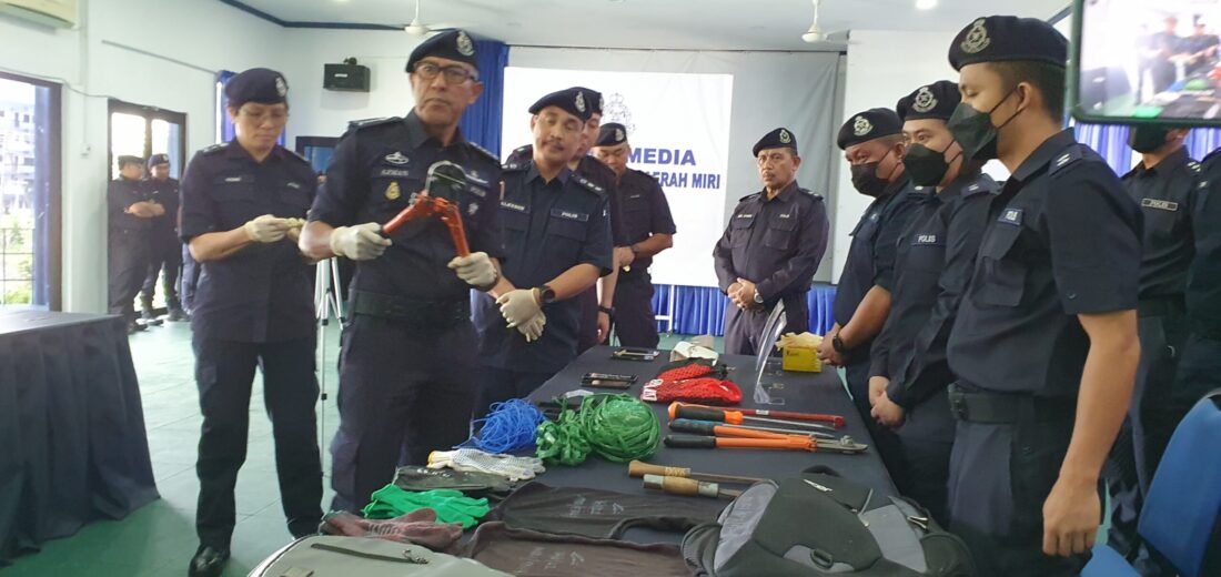 Geng rompakan bersenjata, suspek ditahan JSJ Miri | DayakDaily