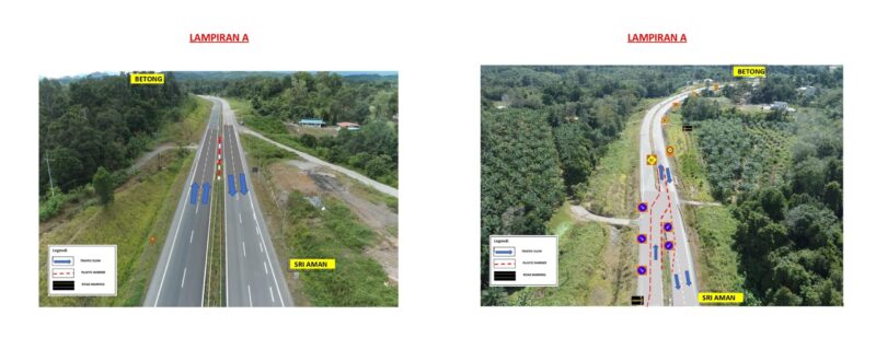 Jalan sehala Pan Borneo Sri Aman-Betong dibuka kepada pengguna | DayakDaily