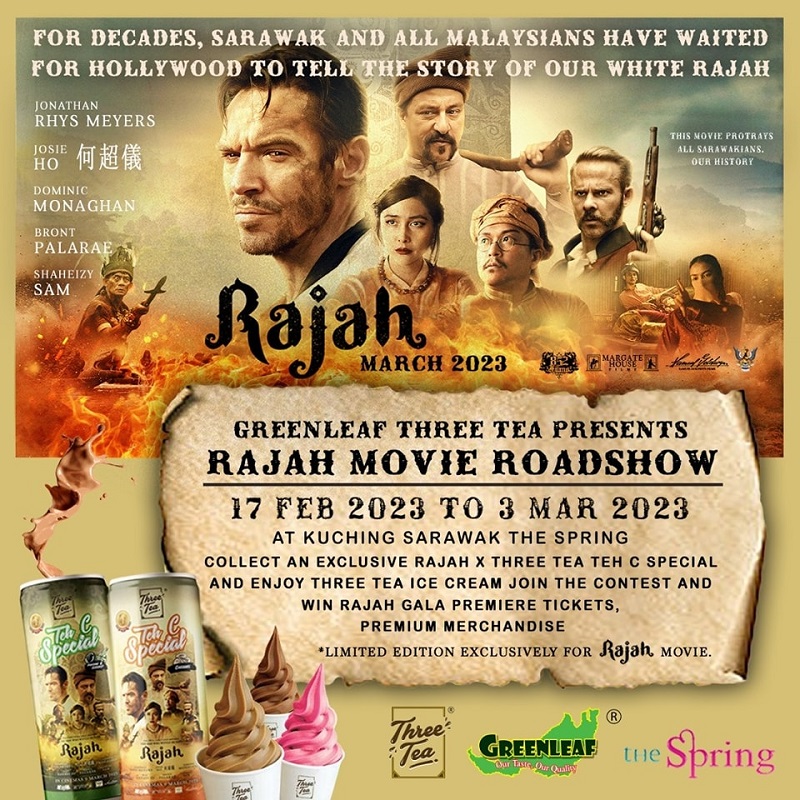 Roadshow to promote Rajah Brooke movie filmed in Sarawak set for March ...