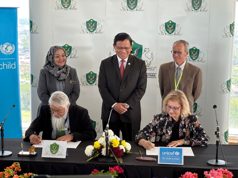 DBKU, Unicef ink MoU on Child Friendly Cities Initiative | DayakDaily